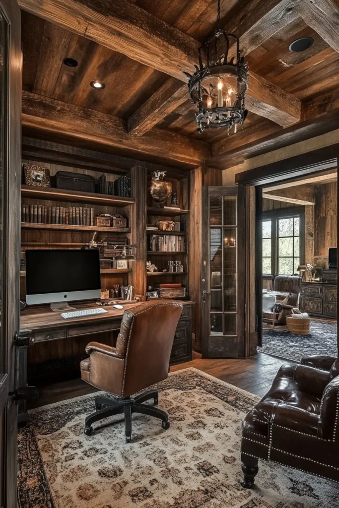 Rustic Home Office Inspirations: Creating a Cozy and Productive ...