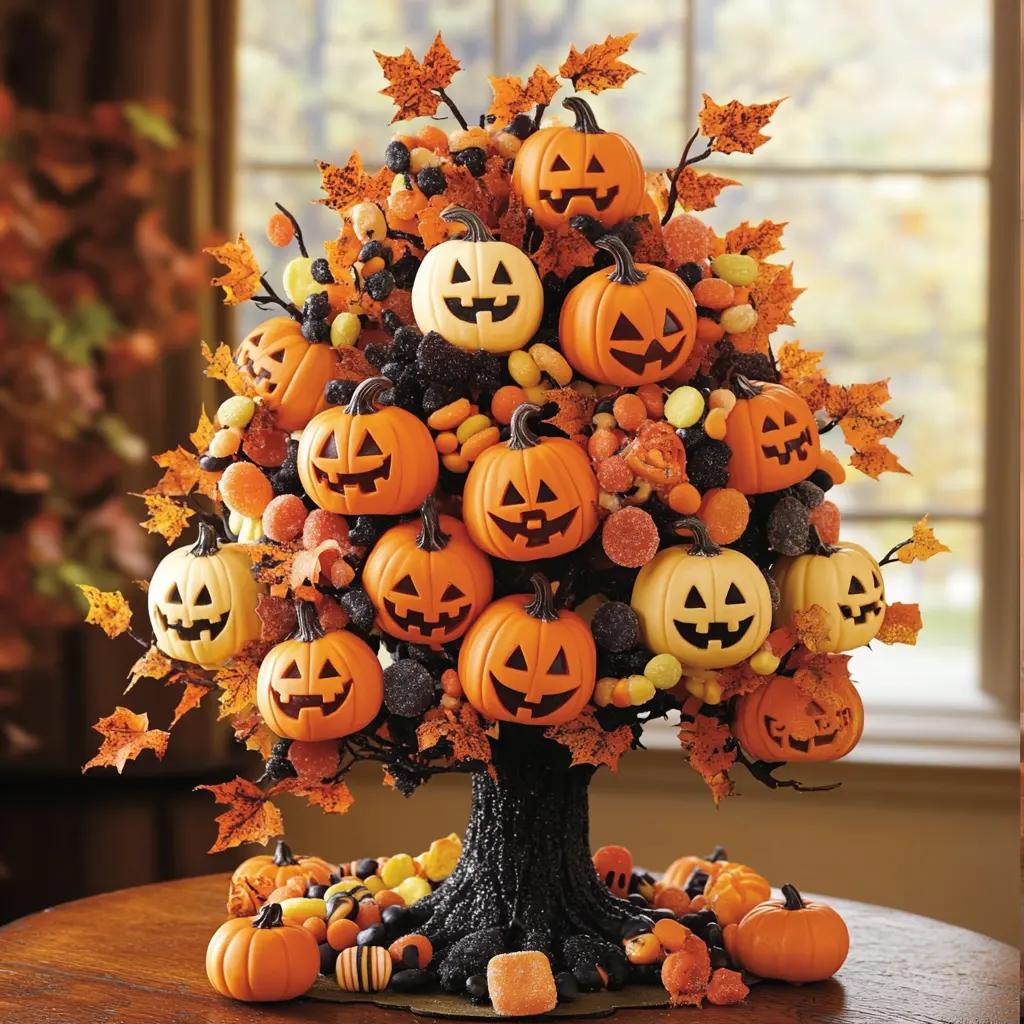 Pumpkin Candy Tree - Recipes Time