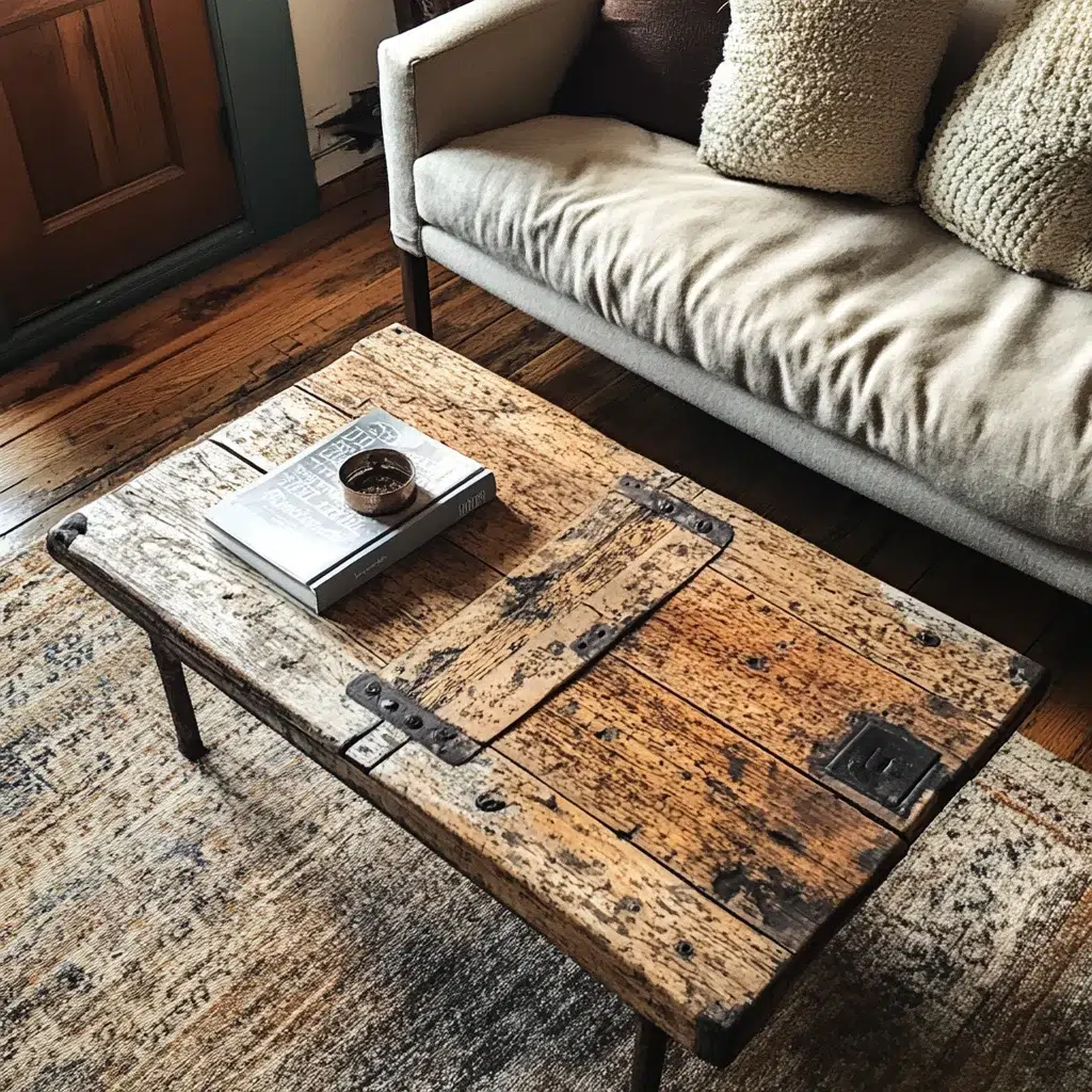 Repurposing Old Doors into Sustainable Coffee Tables - Recipes Time