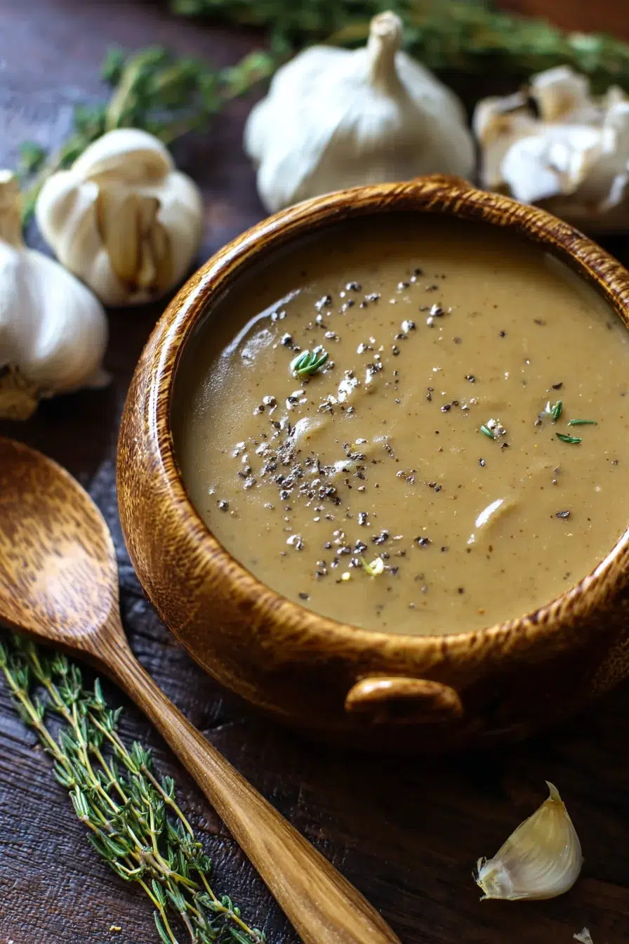 Garlic and Herb Infused Gravy - Recipes Time