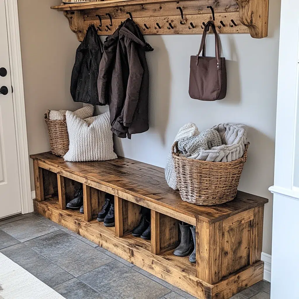 How to Build a DIY Mudroom Bench - Recipes Time