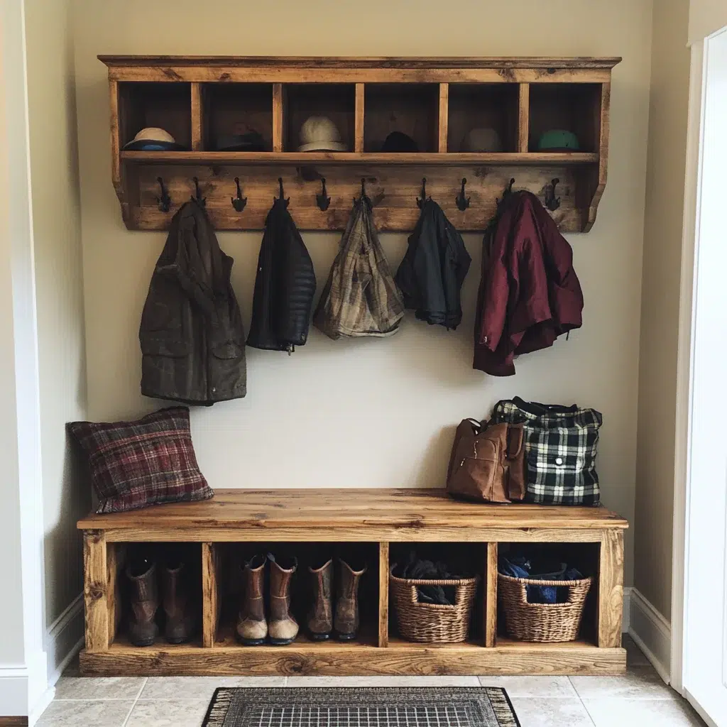 How to Build a DIY Mudroom Bench - Recipes Time
