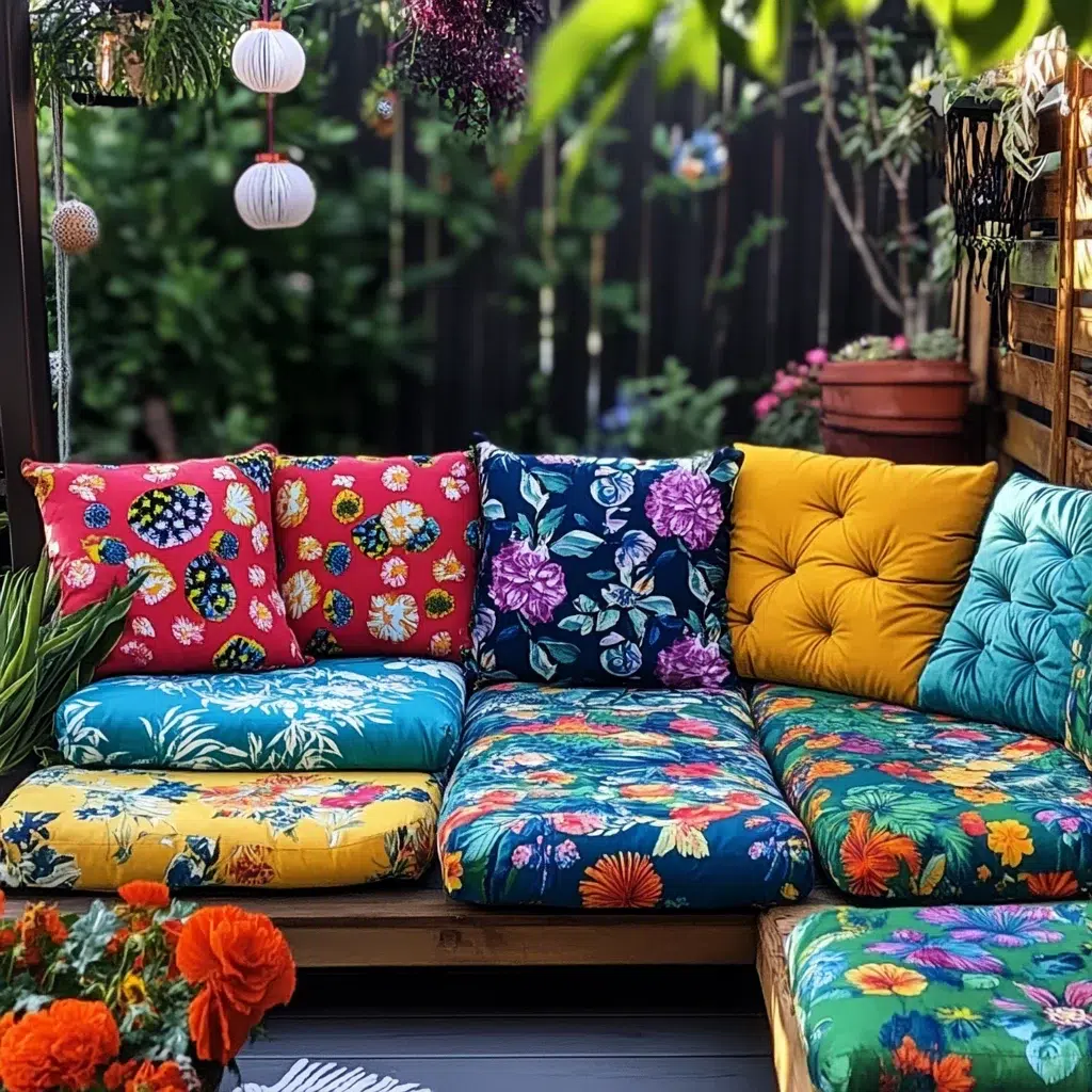 DIY Outdoor Cushion Covers with Waterproof Fabrics - Recipes Time