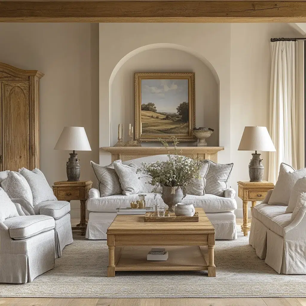 French Country Living Room Styling - Recipes Time