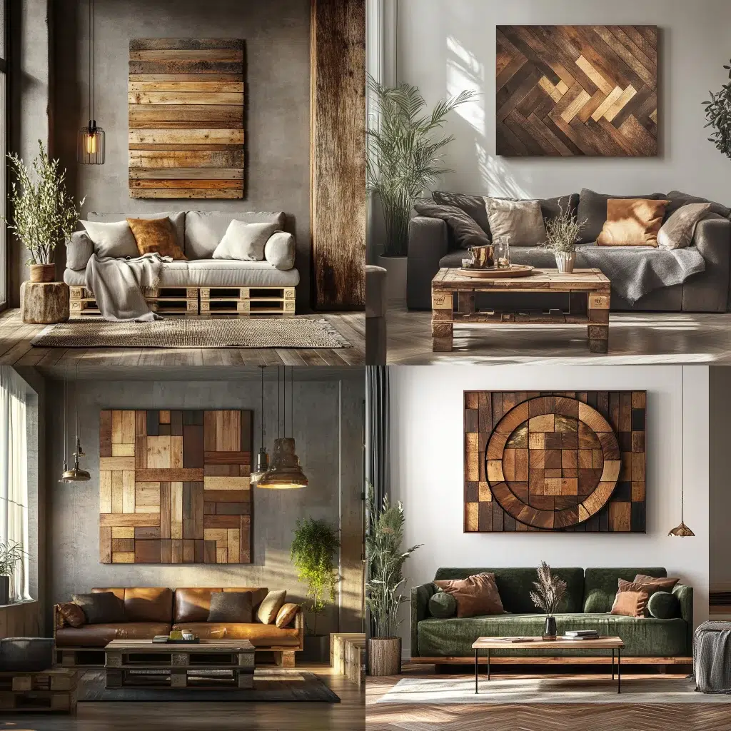 DIY Pallet Wall Art for a Rustic Look - Recipes Time