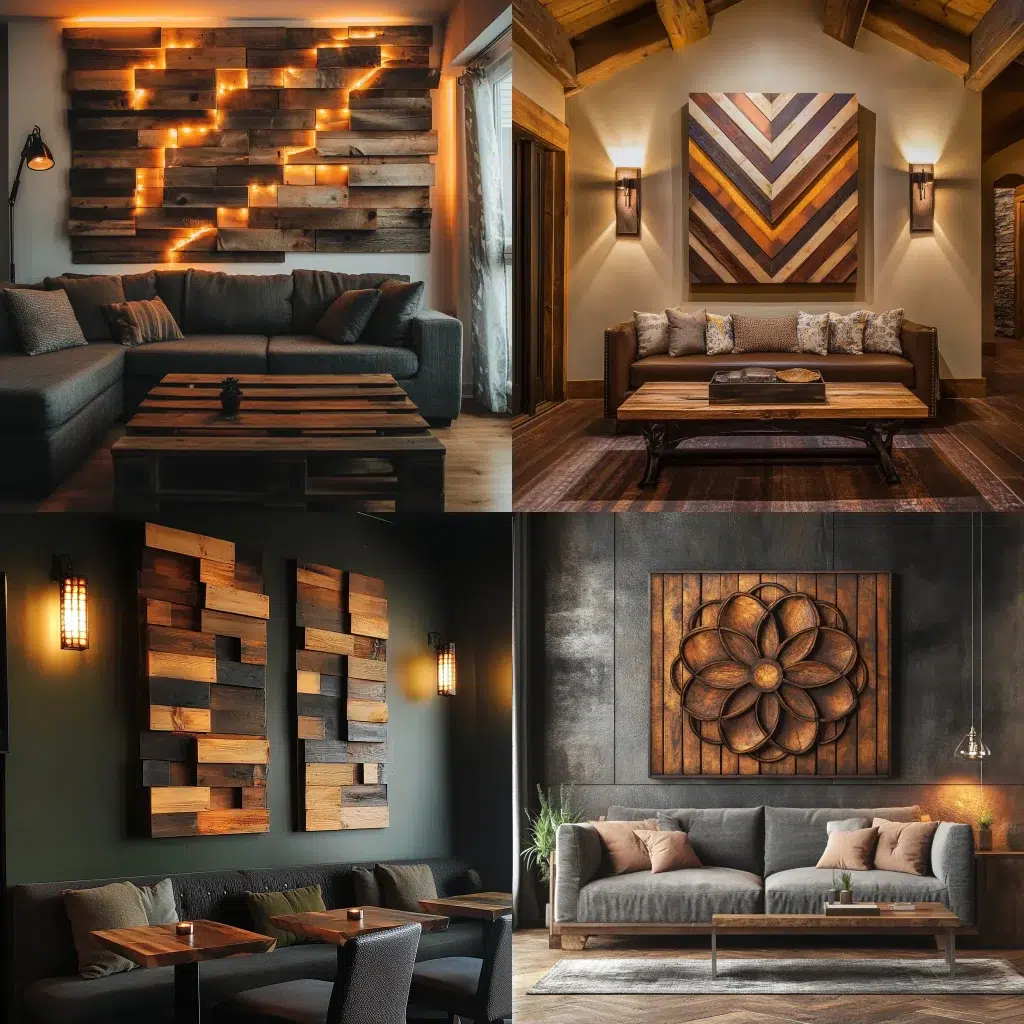 DIY Pallet Wall Art for a Rustic Look - Recipes Time
