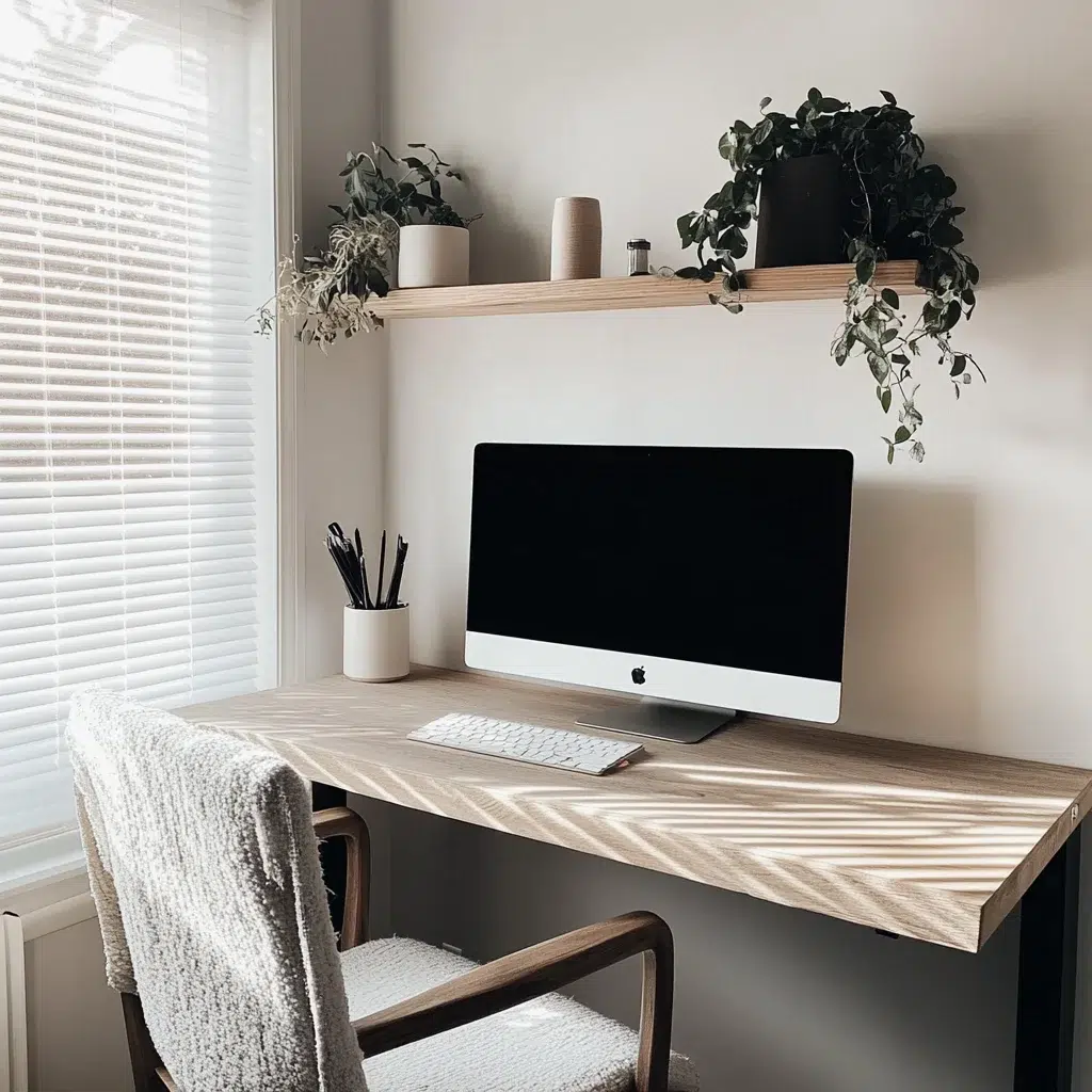DIY Floating Desk for Small Workspaces - Recipes Time