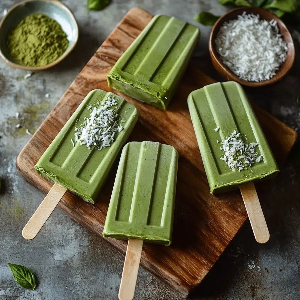 Creamy Coconut Matcha Popsicles: A Refreshing, Dairy-Free Treat ...