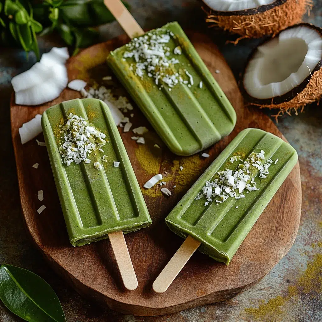 Creamy Coconut Matcha Popsicles: A Refreshing, Dairy-Free Treat ...