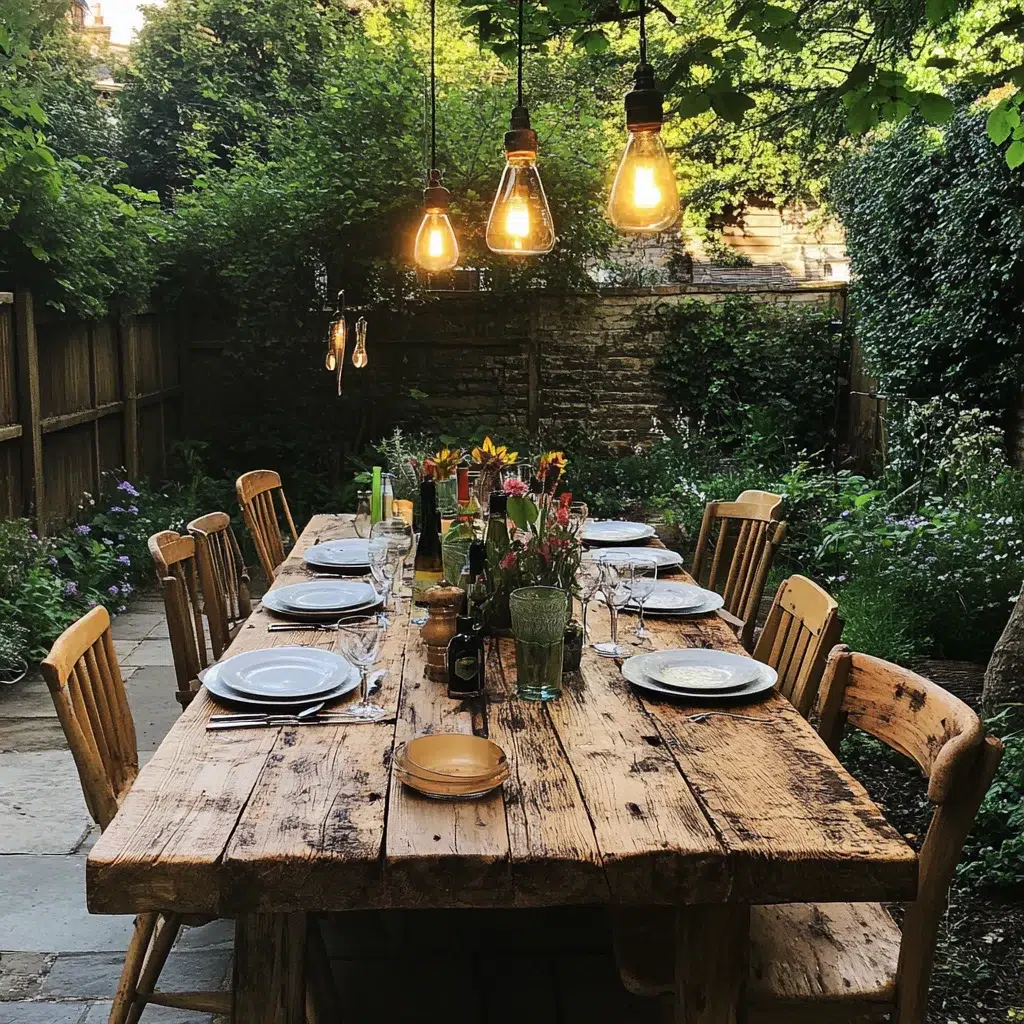 How to Build a DIY Outdoor Dining Table - Recipes Time