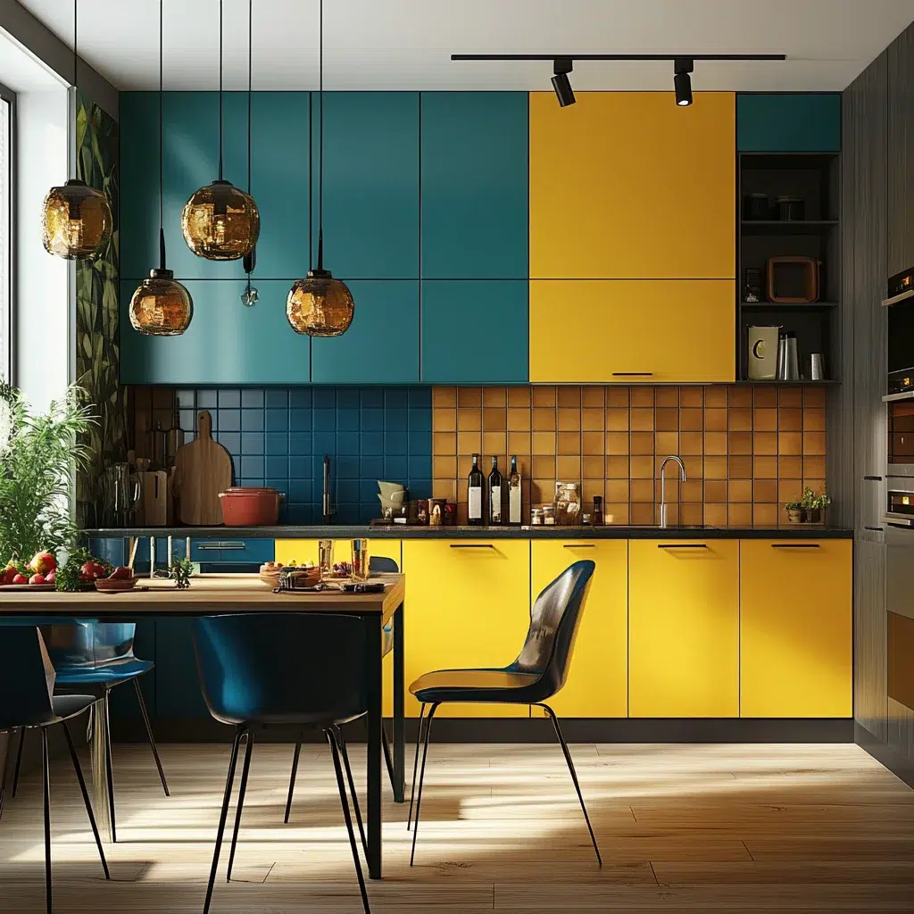 Colorful Kitchen Cabinet Inspiration - Recipes Time