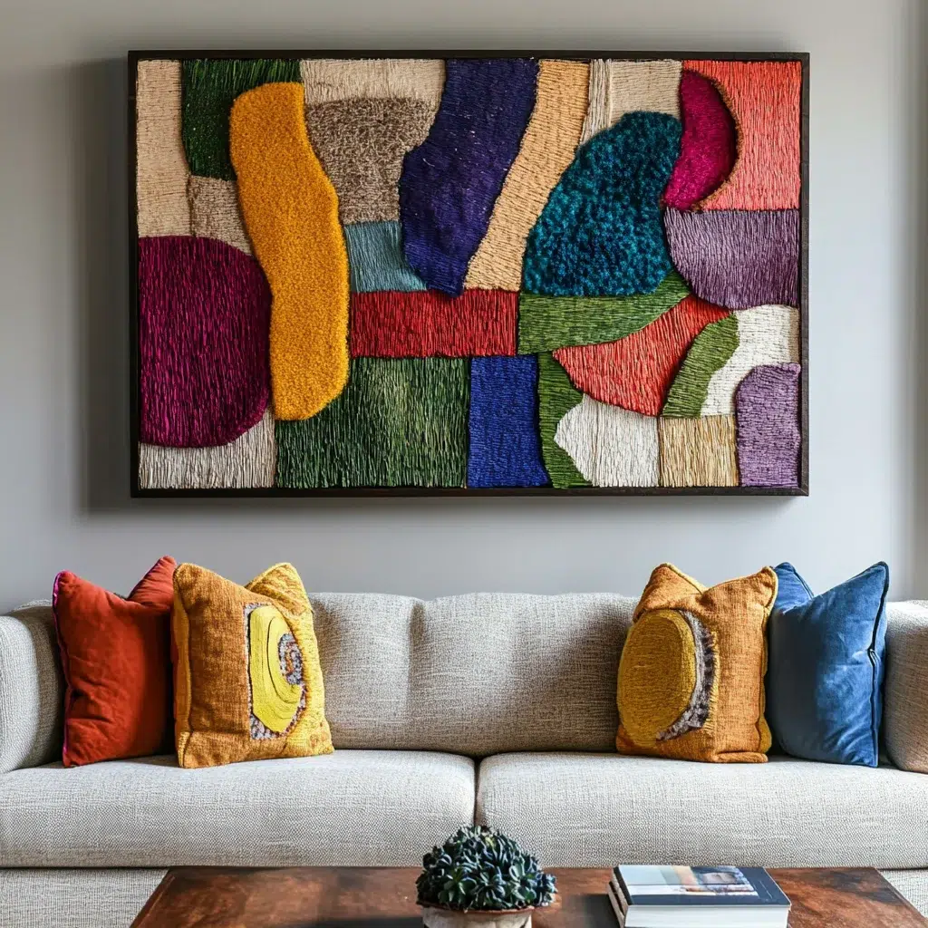 DIY Wall Art from Recycled Materials for Your Living Room - Recipes Time
