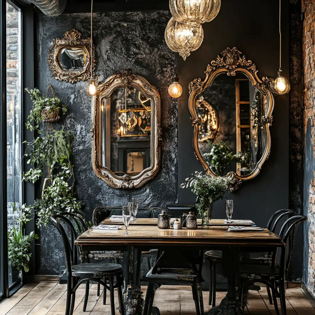 Vintage Mirrors for Unique Accents - Recipes Time