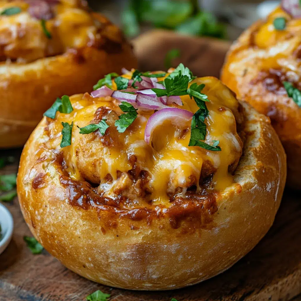 Melty BBQ Chicken Bread Bowls: A Flavor-Packed Cheesy Delight - Recipes ...