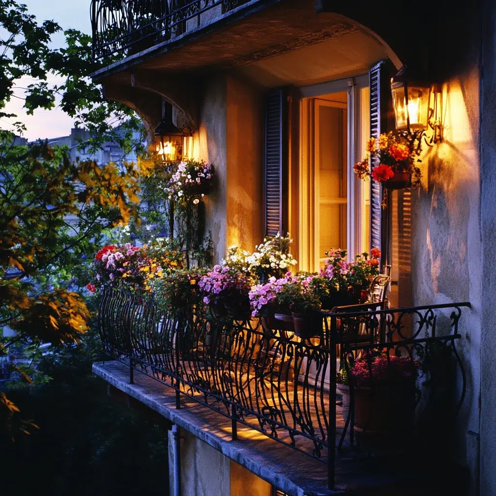 French-Inspired Balcony Decor - Recipes Time
