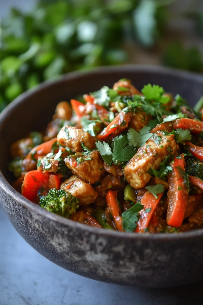 Vegan Tempeh Stir-Fry with Peanut Sauce - Recipes Time
