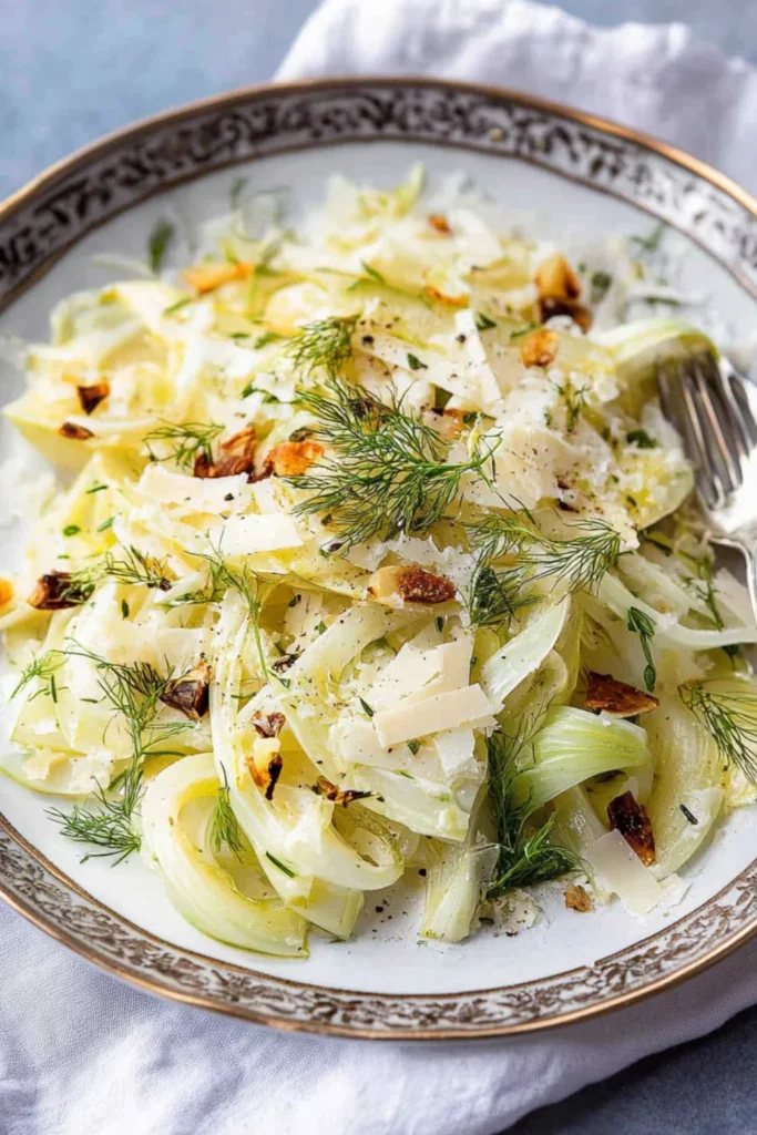 Grilled Fennel Salad with Fresh Herbs and Parmesan - Recipes Time