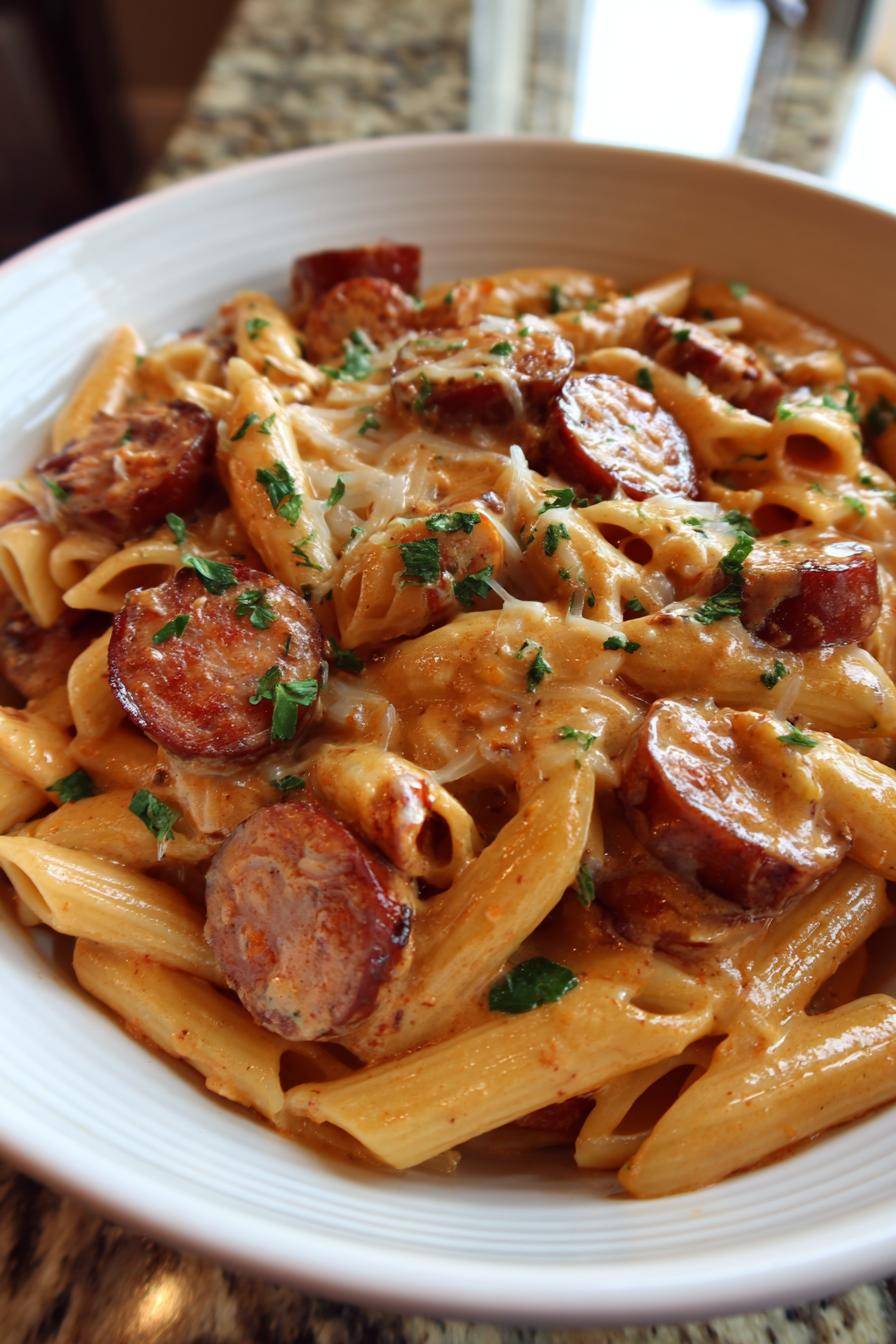 30 Minute One-Pot Smoked Sausage Pasta - Irresistible Comfort - Recipes ...
