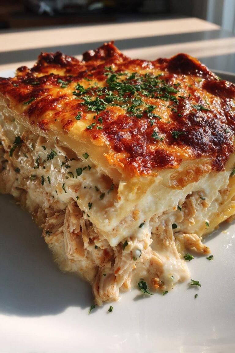 Creamy White Cheese Chicken Lasagna Recipe That Wins Every Time - Recipes Time