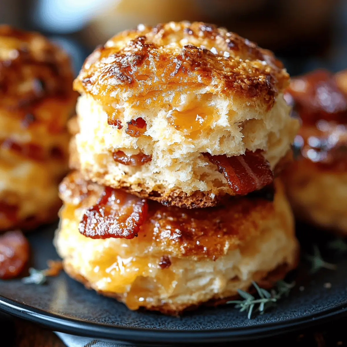 Irresistibly Delicious Maple Bacon Biscuit Sandwiches