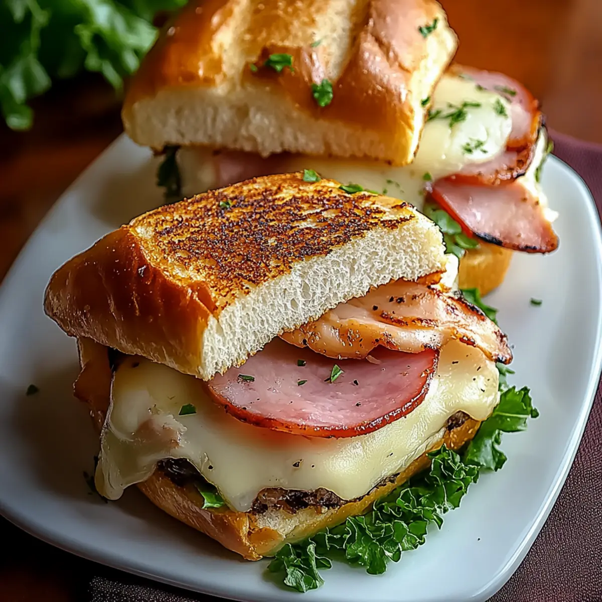 Irresistible Juicy Grilled Chicken Cordon Bleu Sandwich