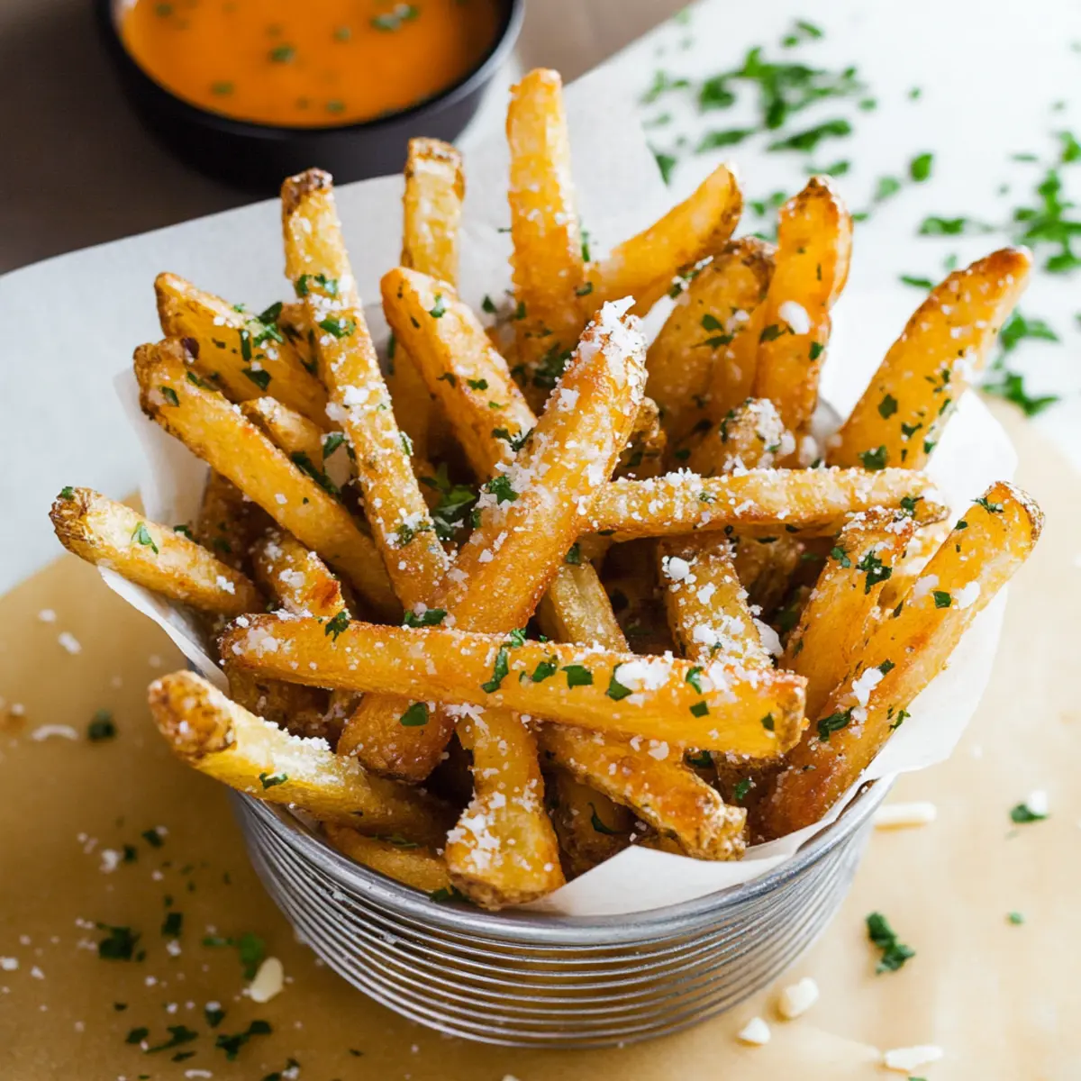 Ultimate Crispy Garlic Parmesan Fries - Irresistibly Delicious