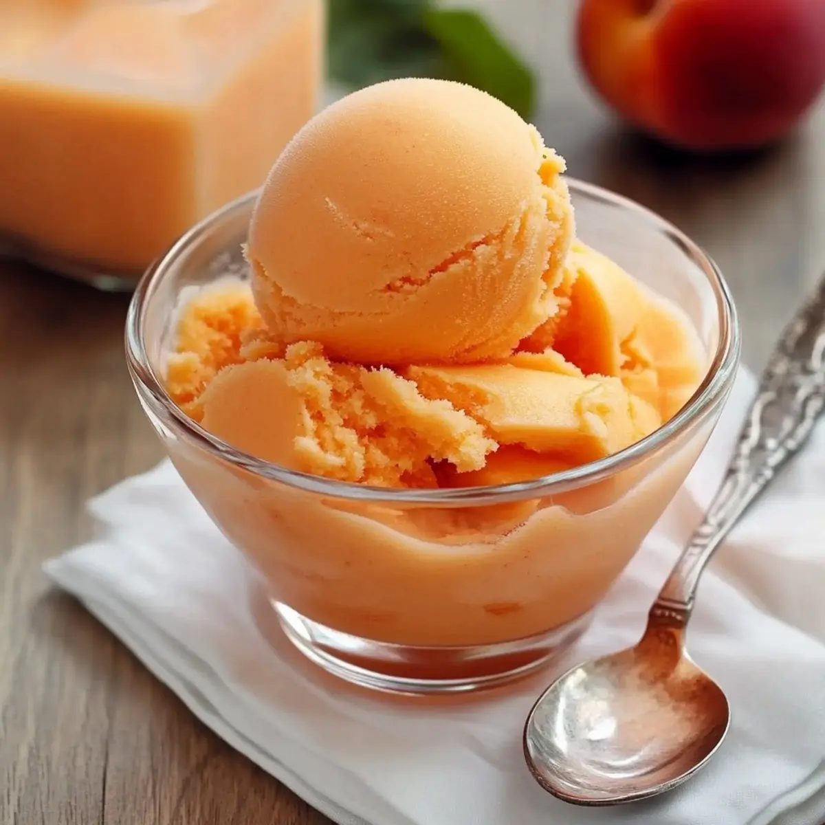 Best Peach Sorbet: So Easy & Refreshing - Recipes Time