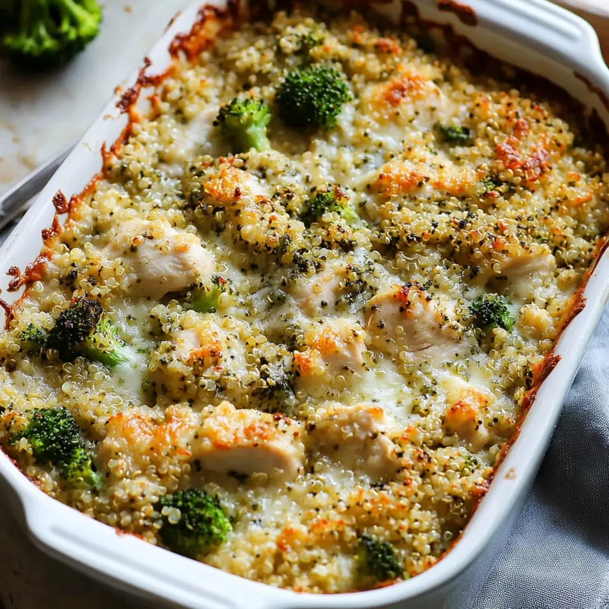 Easy Cheesy Chicken Quinoa Bake Delight - Recipes Time